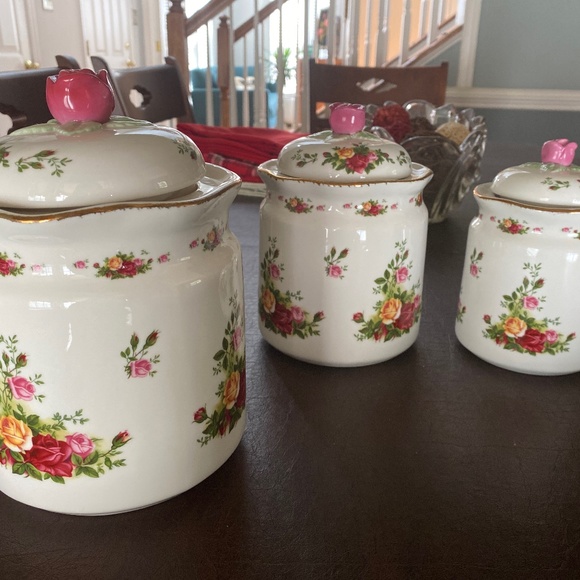 Royal Albert | Kitchen | Royal Albert Old Country Roses Canister Set ...